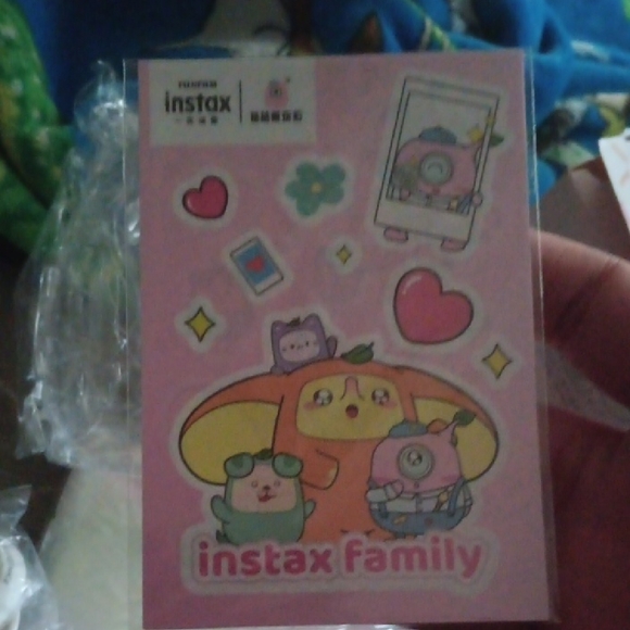 Instax | Other | Fujifilm Instax Family Sticker Set With Case And Strap ...